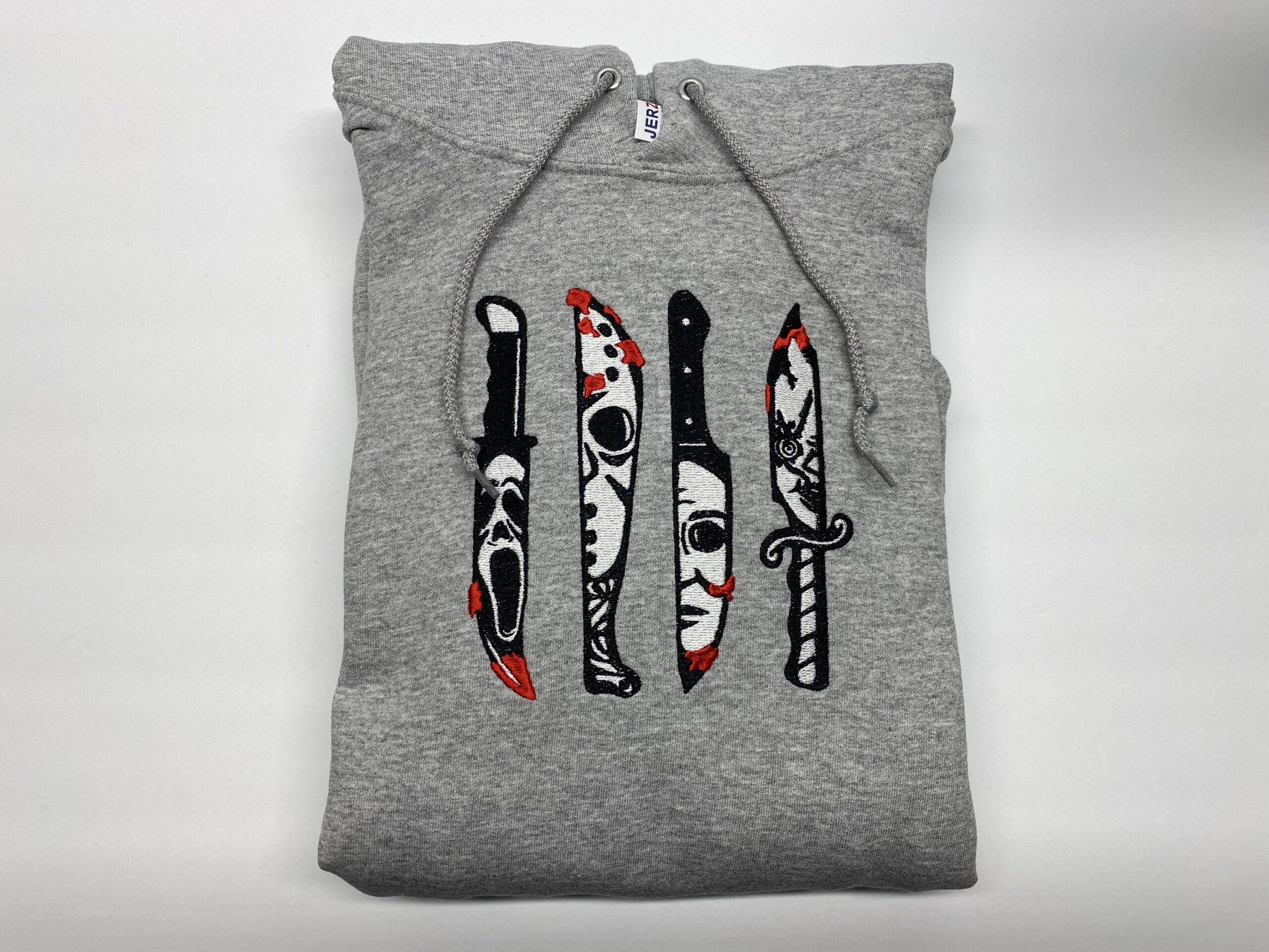 Jason Chucky Michael and Ghostface Horror Knife Embroidered Hoodie ...